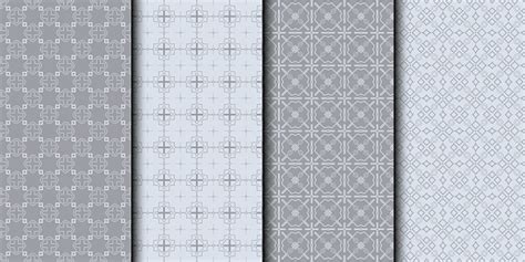 선 및 다각형으로 완벽 한 선형 패턴의 집합입니다 기하학적 형태와 추상적인 기하학적 텍스처입니다 벡터 일러스트입니다 회색 색상