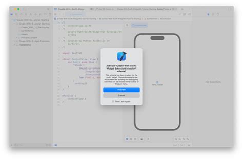 Adding A Widget To A Swiftui App
