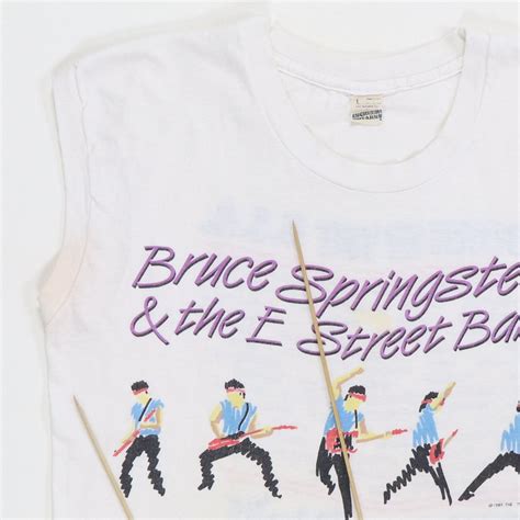 1985 Bruce Springsteen Born In The Usa Tour Sleeveless Shirt Auth