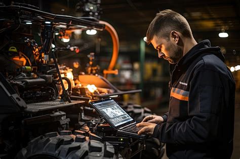 Premium Ai Image The Welding Process Is Being Automated And Controlled By Robotic Arms Guided