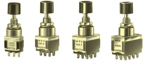 Single Pole Push Button Switch Miniature Waterproof RITM Industry