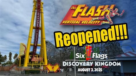 Flash At Discovery Kingdom Has Reopened Six Flags Discovery