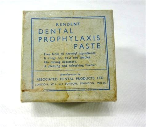 Chemical Kemdent Dental Prophylaxis Paste Ca 1950s Ar5464 Ehive