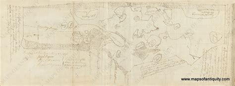 A Map Of Eastham And Orleans In 1795 Reproduction Maps Of Antiquity