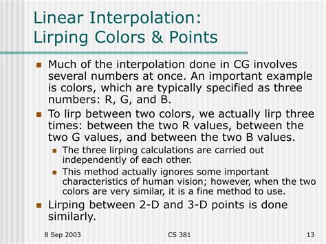 ppt linear interpolation brief introduction to opengl powerpoint