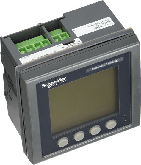 Schneider Meter Pm2000 Easylogic Pm2220 Power And Energy Meter Up To 15th H Lcd Rs485 Class
