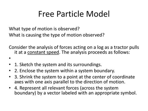PPT Free Particle Model PowerPoint Presentation Free Download ID 4496387