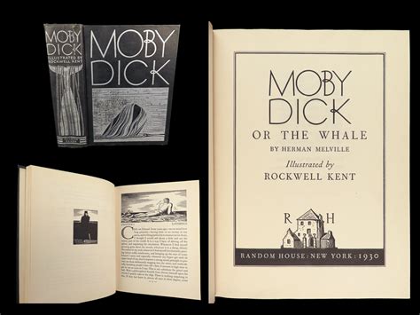 Moby Dick Or The Whale By Melville Herman Kent Rockwell Illus