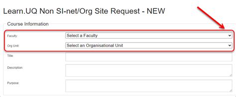 Uq Extend Site Request Process Non Si Net Course Original Elearning University Of Queensland