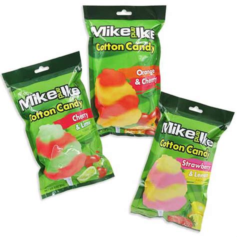 Mike And Ike Cotton Candy Assorted Flavors Sugar Life Candy