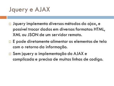 Jquery Ajax Ppt Carregar