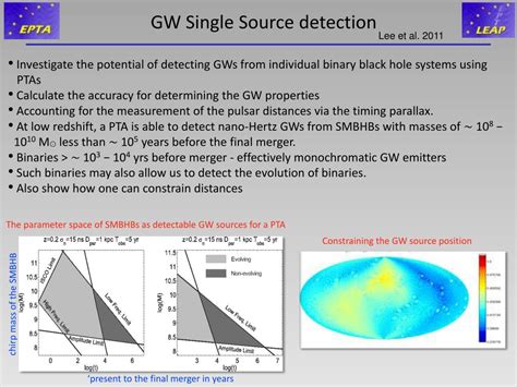 ppt update of the european pulsar timing array powerpoint