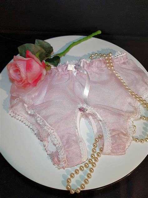 Open Kruisje Organza Broekje Slipje