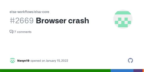 Browser Crash · Issue 2669 · Elsa Workflowselsa Core · Github