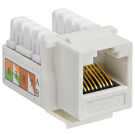 Cmple Rj45 Keystone Jack 90 Degree Cat6 Keystone Jack Insert Punch