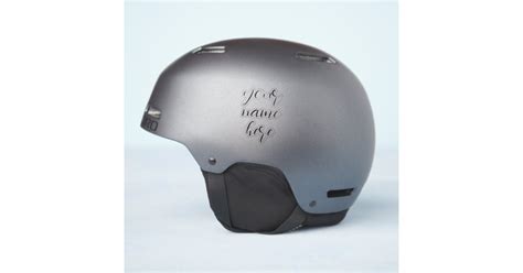 Custom Name Text Script Helmet Stickers Zazzle