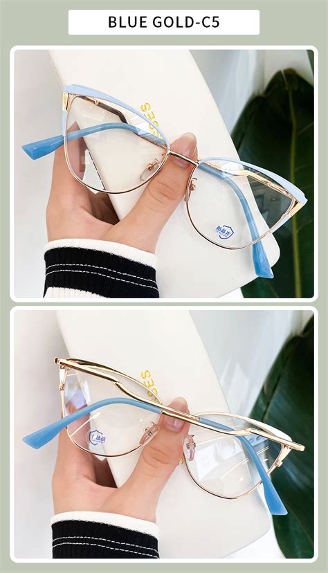 Fashion Cat Eye Optical Glasses Frame For Women Photochromic
