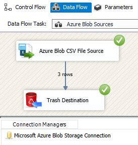 SSIS Azure Blob Source For CSV File Read From Blob Storage ZappySys