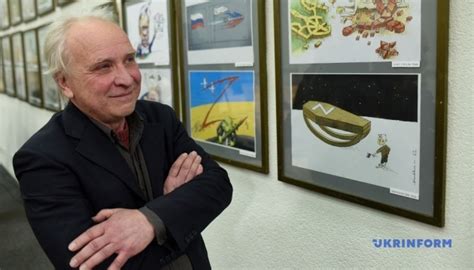У Києві презентували виставку карикатур «100 поглядів на війну
