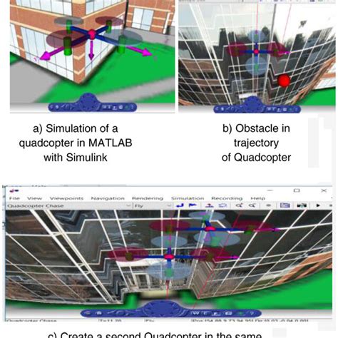 Snapshots Of Quadcopter Project In Matlab Based Simulink In Different Download Scientific