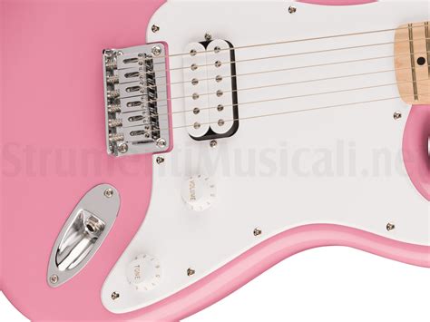 Fender Squier Sonic Stratocaster Ht H Mn Flash Pink Strumenti