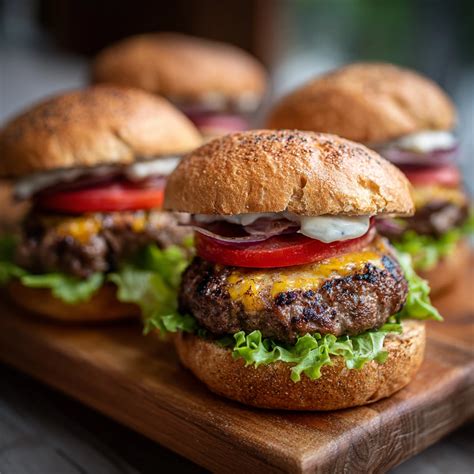 Juicy Grilled Beef Burgers The Ultimate Summer Recipe