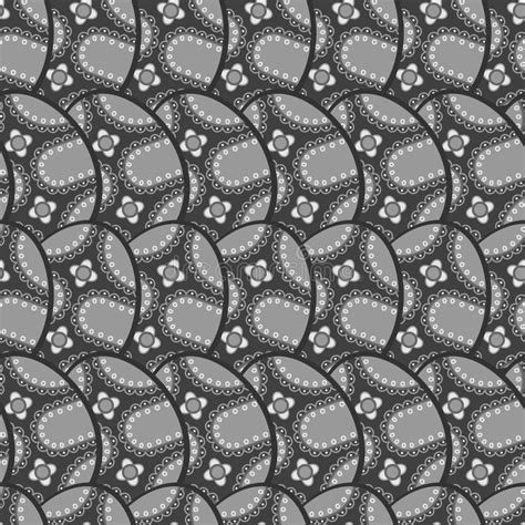 Tile Floral Curl Pattern Stock Vector Illustration Of Curl 36656354