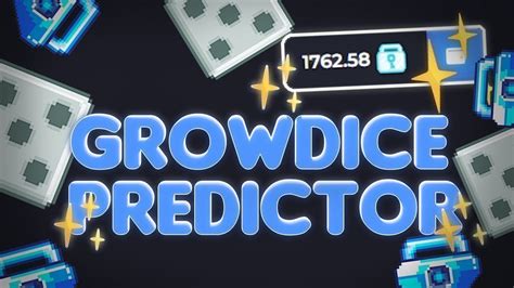 Growtopia Growdice Predictor Easy Profits Youtube