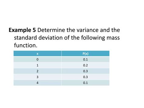 11 Mean Variance And Standard Deviation Pptx Physics Science