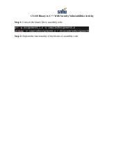 CS Binary To C With Security Vulnerabilities Activity Aguirre Docx CS Binary To C With