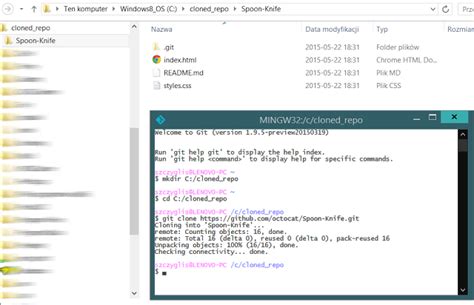 PHP Majster GIT Klonowanie Repozytorium Zdalne Repozytoria I Klucze SSH