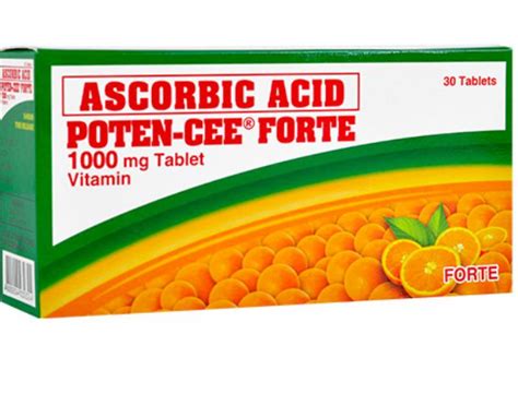 Poten Cee Forte Ascorbic Acid 1 000mg Alphaline Health Ser