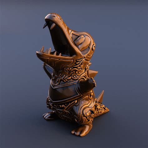 158 totodile 3d model by maple 3d printing on thangs