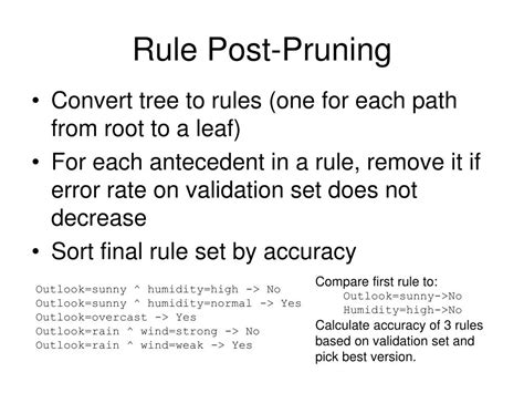 Ppt Decision Tree Pruning Methods Powerpoint Presentation Free