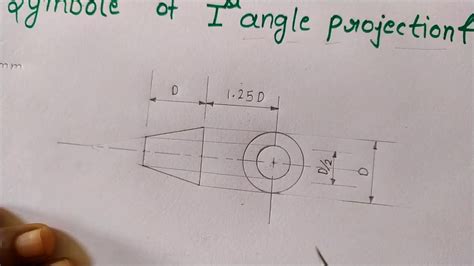 How To Draw Third Angle Projection Symbol Design Talk
