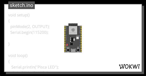 Esp32a1 Pisca Led Wokwi Esp32 Stm32 Arduino Simulator