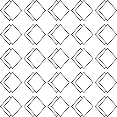 Seamless Geometric Stylish Triangles Pattern Repeated Design On White