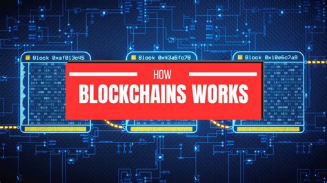 how blockchains works youtube