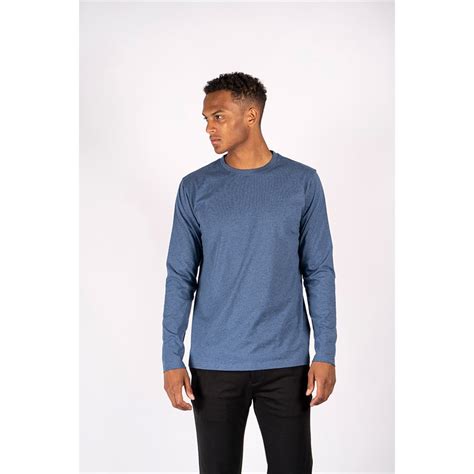 Kup Teraz Marcus Męskie Jaden T Shirty Z Długim Rękawem Niebieski