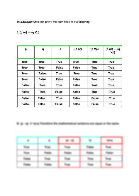 Solution Probability And Statistics Truth Table Sample Problem Studypool
