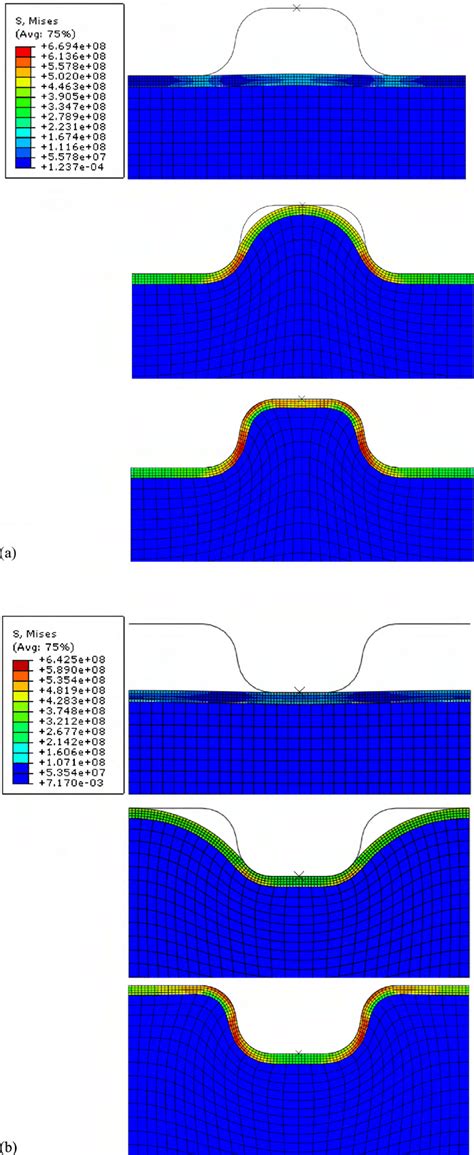 Forming Processes Of The Rubber Pad Forming A Concave Deformation Download Scientific