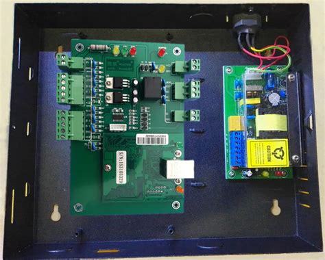 Best One Door TCP IP Access Control Board And Metal Power Supply Box For Access Control System