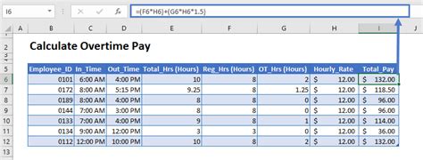 How To Calculate Overtime Hours In Excel Using If Function Free