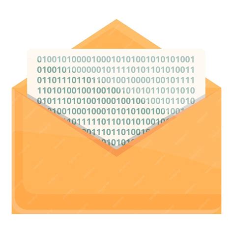 Premium Vector Cipher Email Icon Cartoon Of Cipher Email Vector Icon For Web Design Isolated