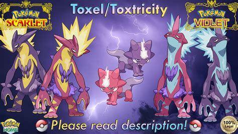 Shiny Non Shiny Toxel Toxtricity 6iv Pokémon Scarlet Violet Etsy Hong