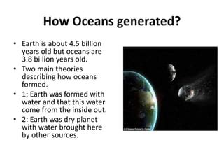 Origin Of Ocean Basins Pptx