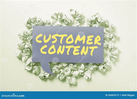 Text Caption Presenting Customer Content Internet Concept Customers Are Devoted To A Company S