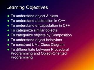 Lecture Object Oriented Programming PPT