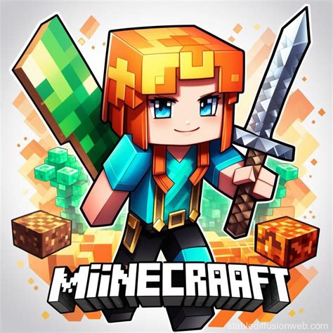 Minecraft Logo Prompts Stable Diffusion Online
