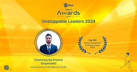 Chaitanya Singamsetti On Linkedin Unstop Unstoppable